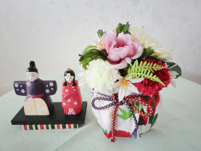 【FLORA0903】ひな祭りアレンジメント | 福島のレンタルスペース Rough Laugh（ラフラフ）須賀川店