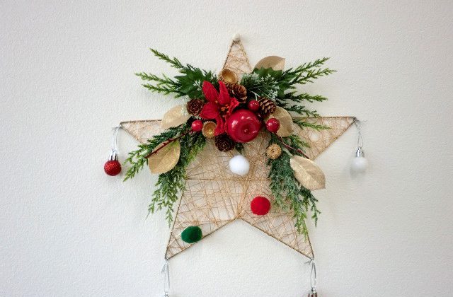 【FLORA0903】X’mas スターアレンジ | 福島のレンタルスペース Rough Laugh（ラフラフ）須賀川店